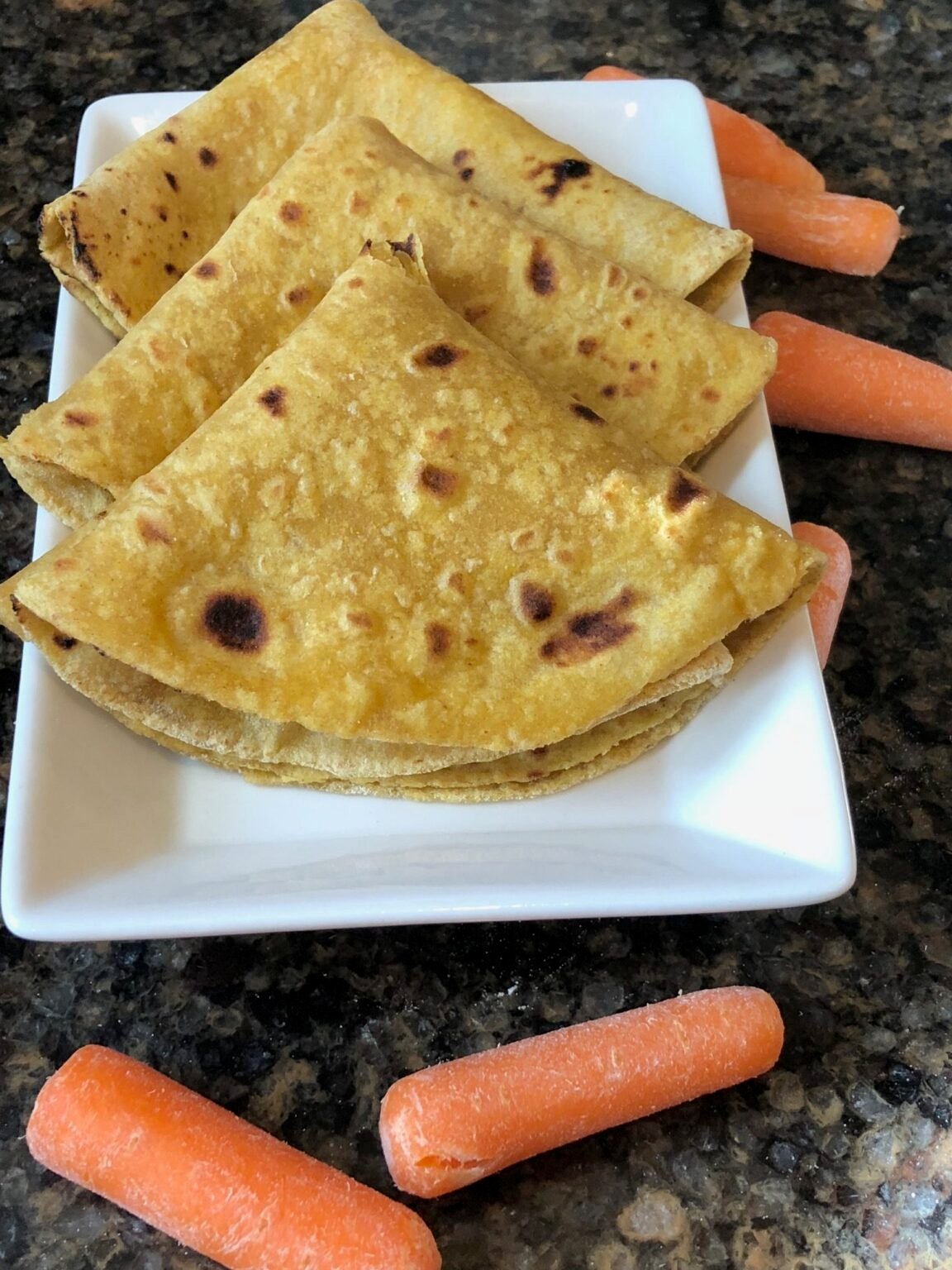Carrot Roti recipe - Carrot Roti | thecurrymommy.com
