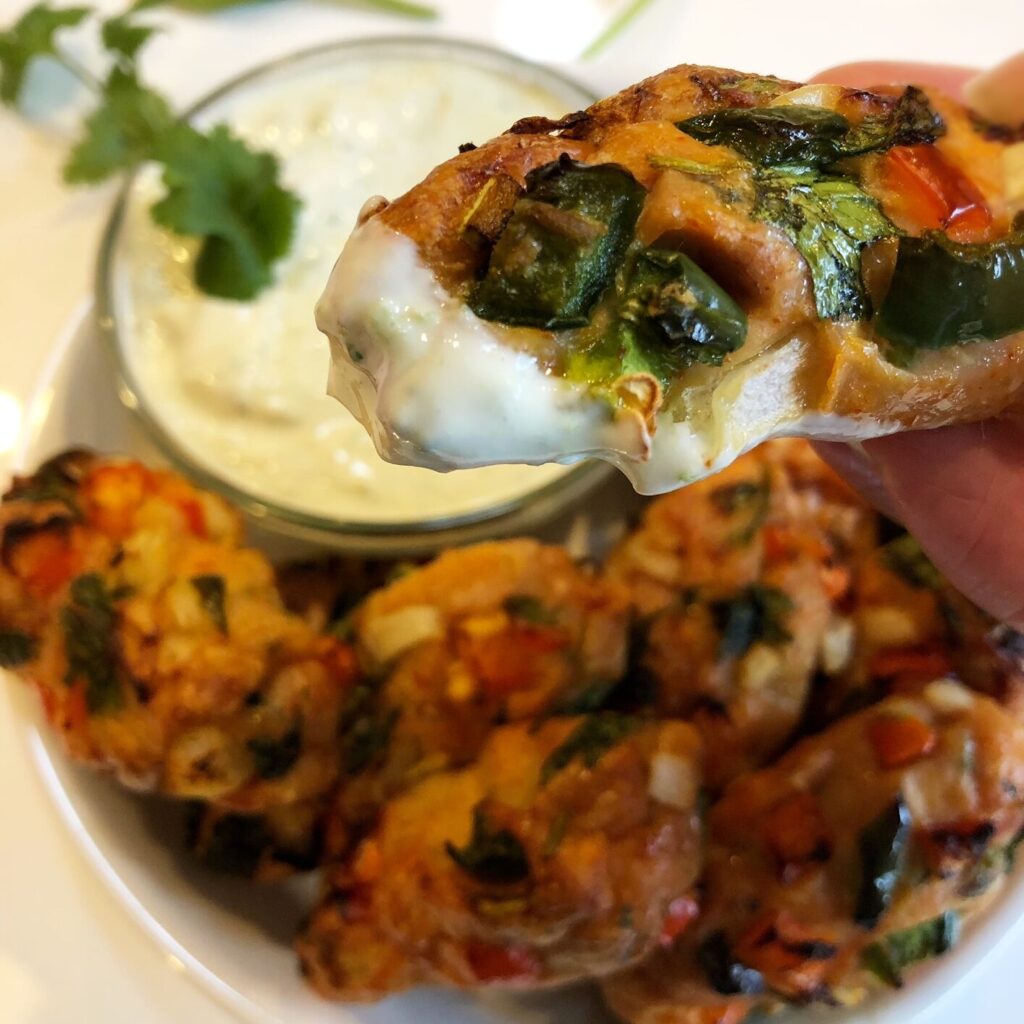 Easy Ground Chicken Holiday Kebab Recipe | thecurrymommy.com